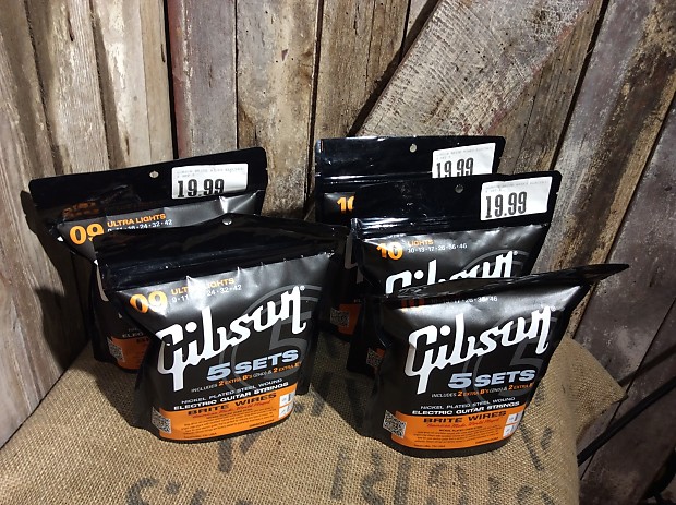 Store Stock Gibson Strings " 25 Of Them" | Reverb