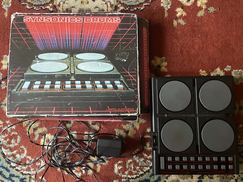 Vintage 1981 Mattel Synsonics Analog Drum Machine Electronic Reverb