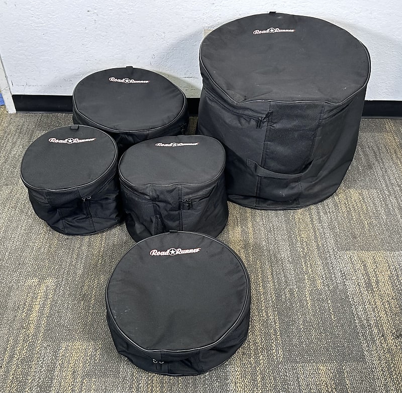 Road Runner Lot of 5 Drum Drum Bag | Reverb