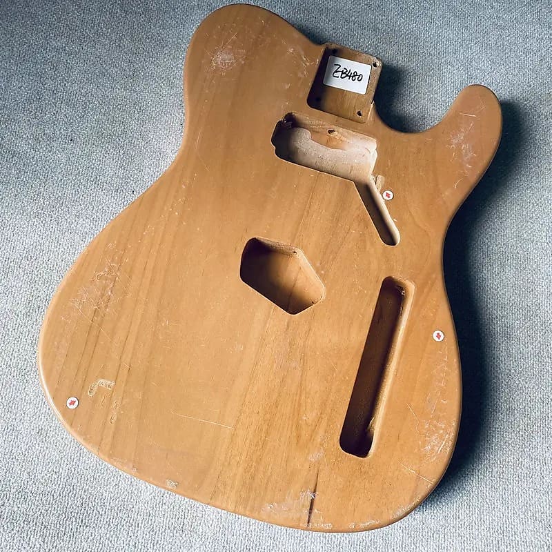 Solid Ash Guitar Tele Telecaster Style Solid Body | Reverb