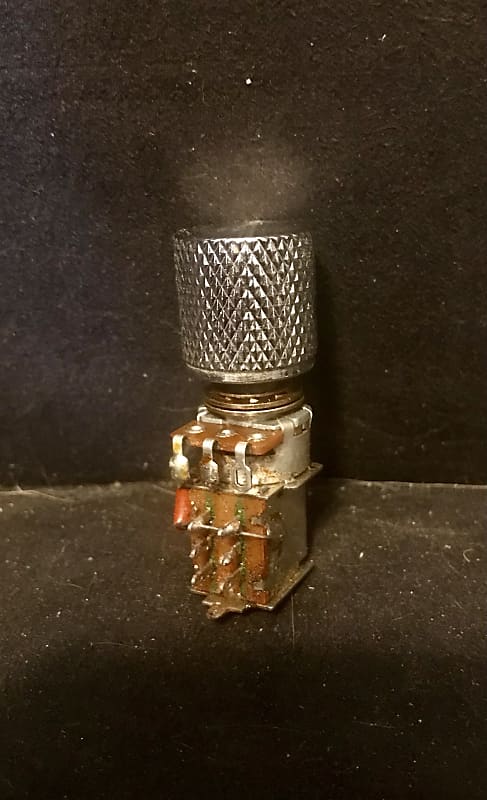 Guitar Push Pull Volume Tone Knob Silver Chrome | Reverb