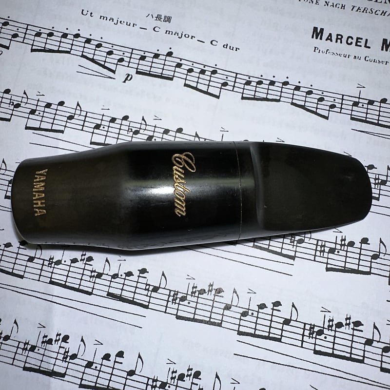 Yamaha Custom 4CM Alto 80’s - Hard Rubber | Reverb