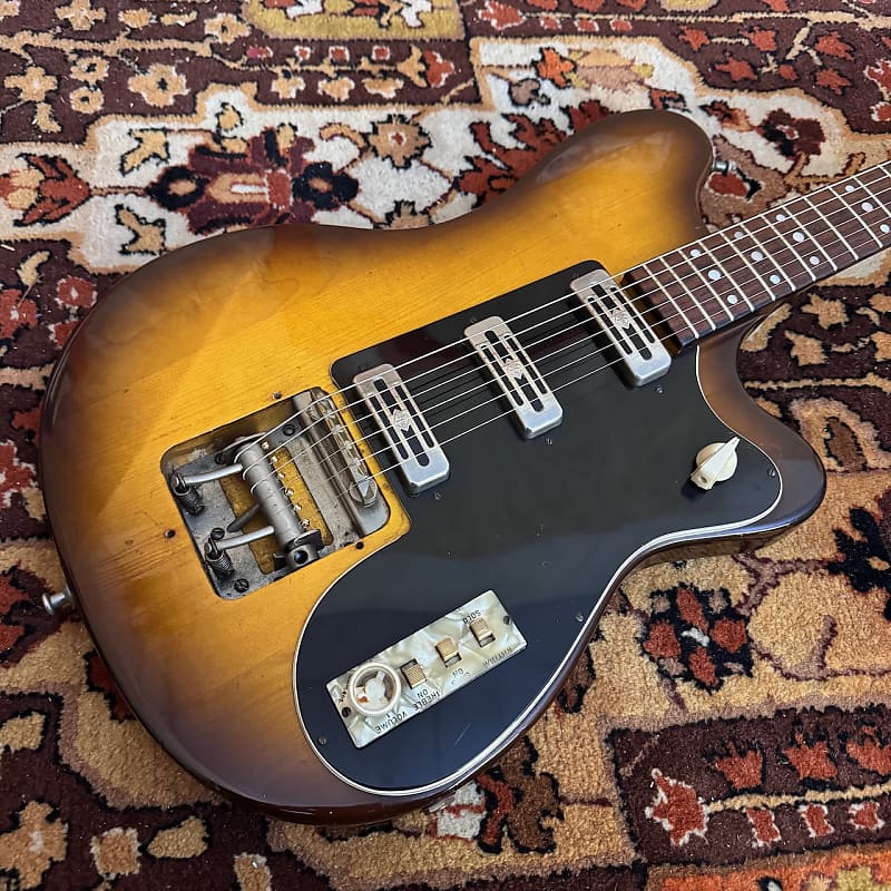 Vintage 1961 Hofner V3 Solid 3-Pickup Tobacco Sunburst | Reverb UK