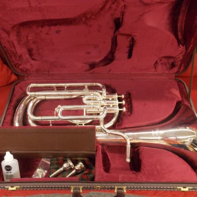 Besson 700 Series Baritone Horn Silver | Reverb
