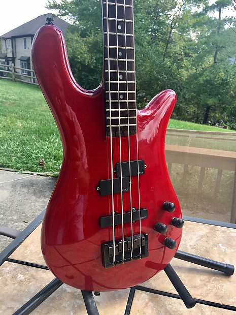 Spector NS2a 1987 Trans Red or Cherry | Reverb