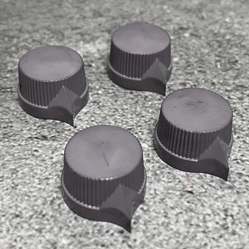 4x Custom Gray Grey Davies Klon 1400 Pointer Knob Amp Guitar | Reverb
