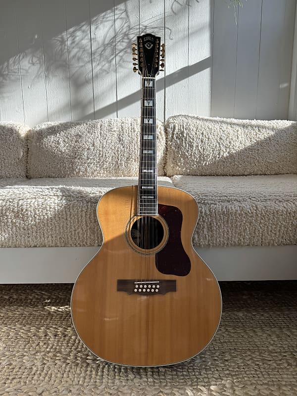 Guild USA F-512 12-string Acoustic Guitar - Natural - 2014 | Reverb