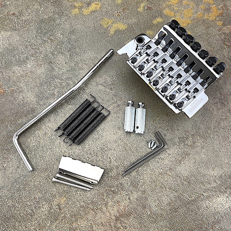 Gotoh Floyd Rose 7-String Lic. Bridge - Chrome - PGE1996T7C | Reverb