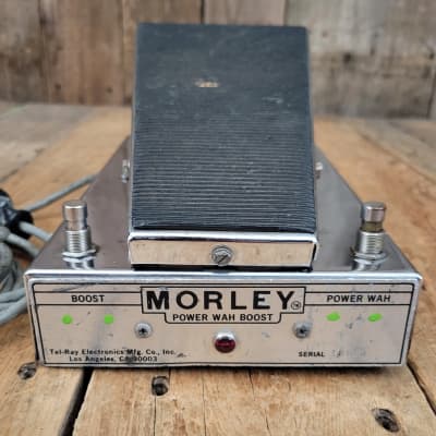 Morley Power Wah Boost PWB 1970s Chrome 1970s Chrome | Reverb