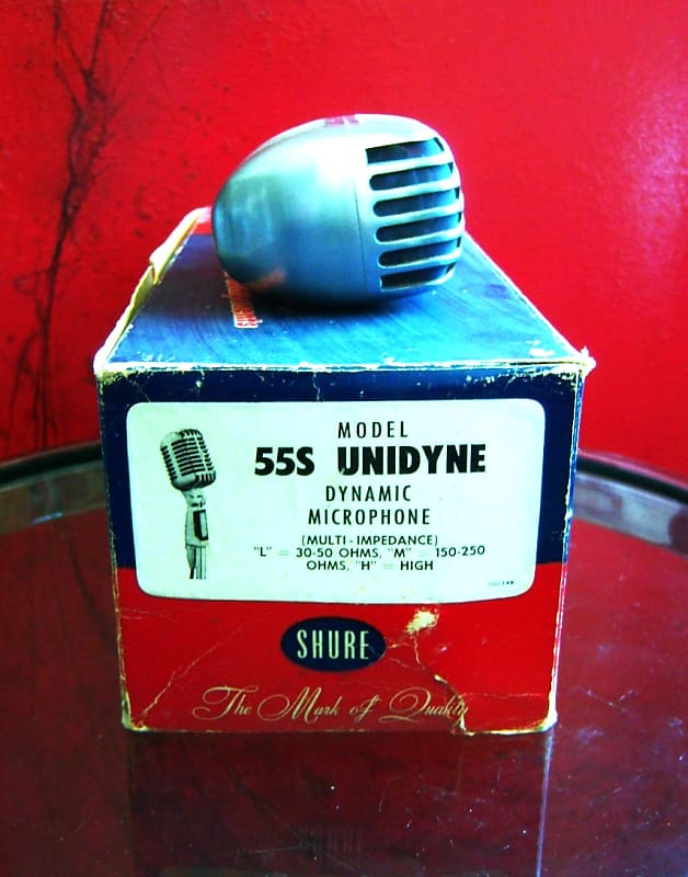 Vintage 1955 Shure 55S dynamic cardioid microphone | Reverb Australia