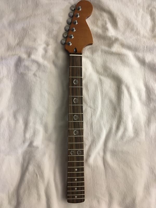 Smiley Inlay “Tom Delonge” Style Stratocaster Neck 2020s | Reverb