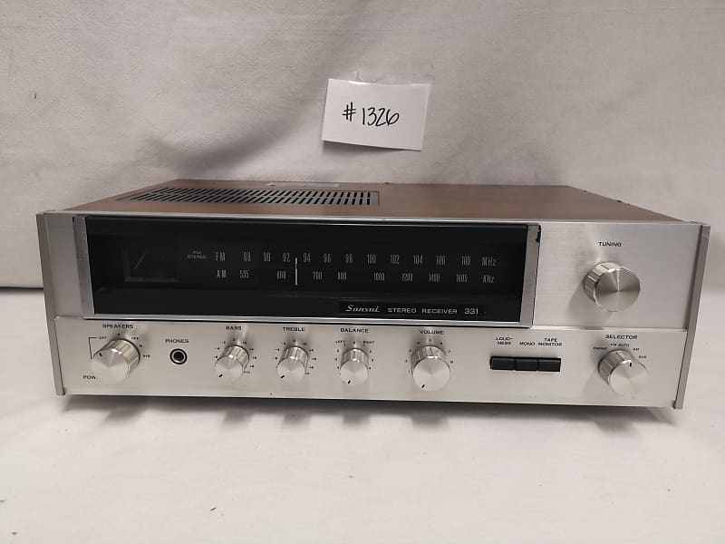 Sansui 331 AM/FM Stereo Receiver Vintage (1975-77) #1326 Good | Reverb