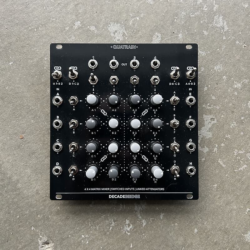 DecadeBridge Quatrain Matrix Mixer - Black | Reverb