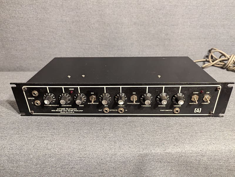 Audio Matrix tube guitar bass keyboard preamp Six Stage tube | Reverb