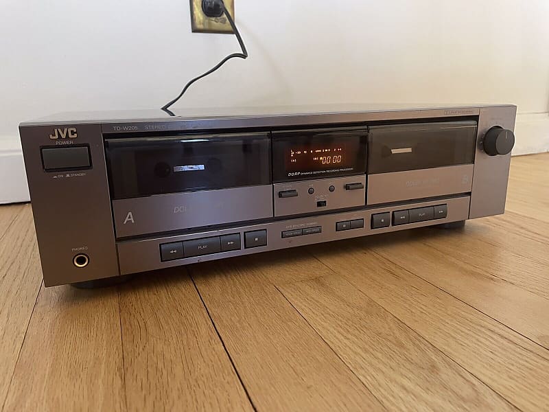 JVC Td-w205 Dual Cassette Deck Tape Player Recorder | Reverb