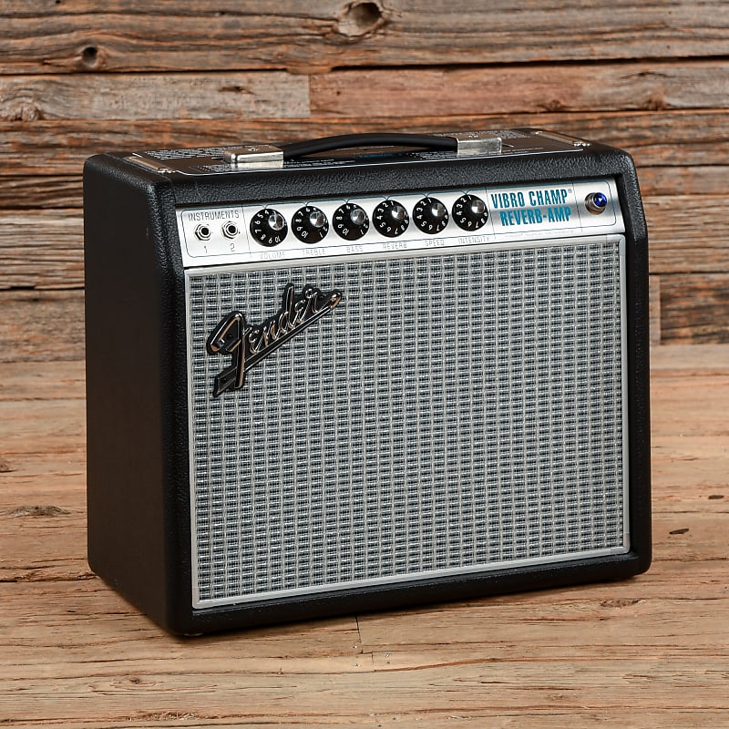 Fender 68 Custom Vibro Champ Reverb 5-Watt 1x10" Guitar Combo | Reverb