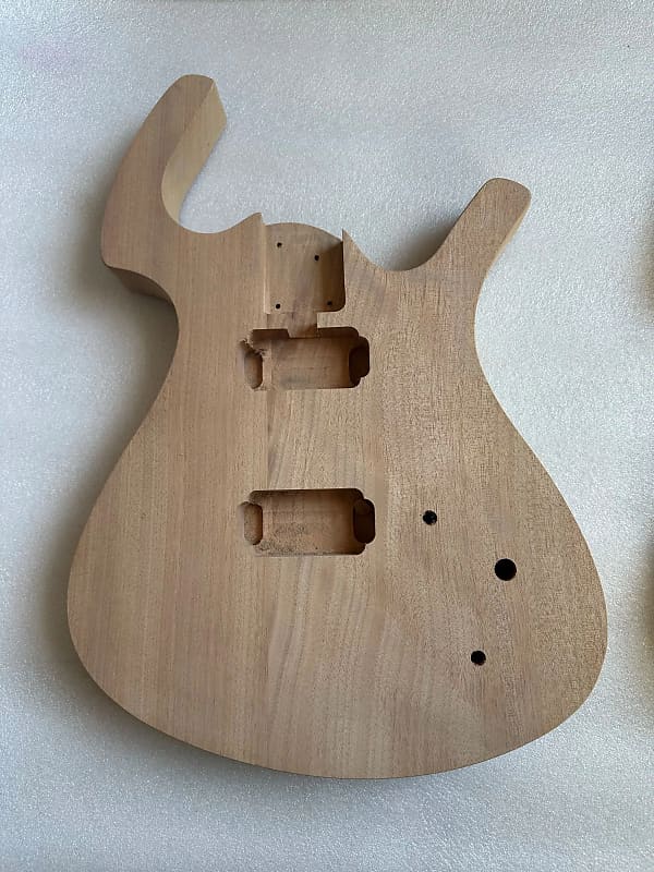 Unfinished Mahogany Wood DIY Project Guitar Body | Reverb UK