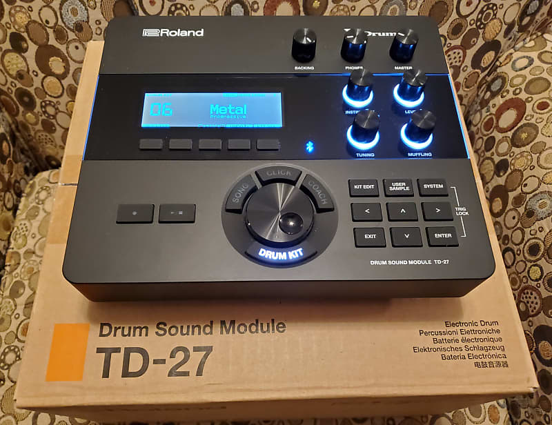 Roland TD-27 Bluetooth Module w/Accessories - Mint! TD-27 | Reverb