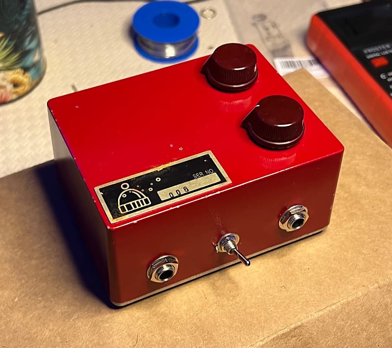 Fuzzy Beanies Rangemaster Treble Booster Cherry Red” | Reverb