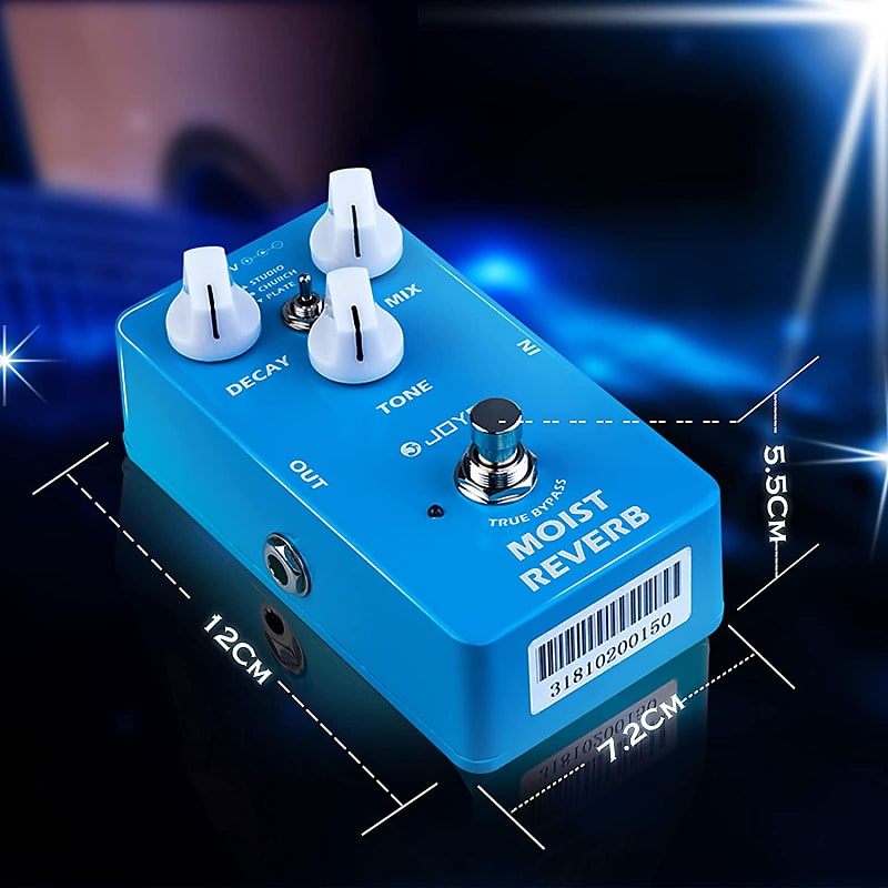 JOYO Reverb Effect Pedal Digital Guitar Pedal with 3 Reverb | Reverb