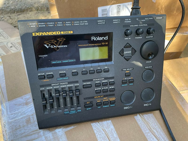 Roland Td-10 EXPANDED VDrum Module Brain td10 w/ V Cymbal | Reverb