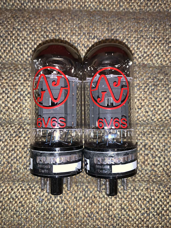 JJ 6V6-S 6V6S Tubes Matched Pair | Reverb