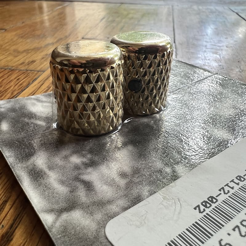 Telecaster Gold Heavy Knurl Control Knobs & Control Plate - | Reverb