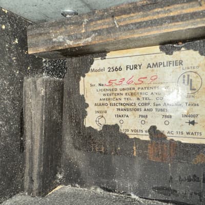 Alamo Fury 1973 | Reverb