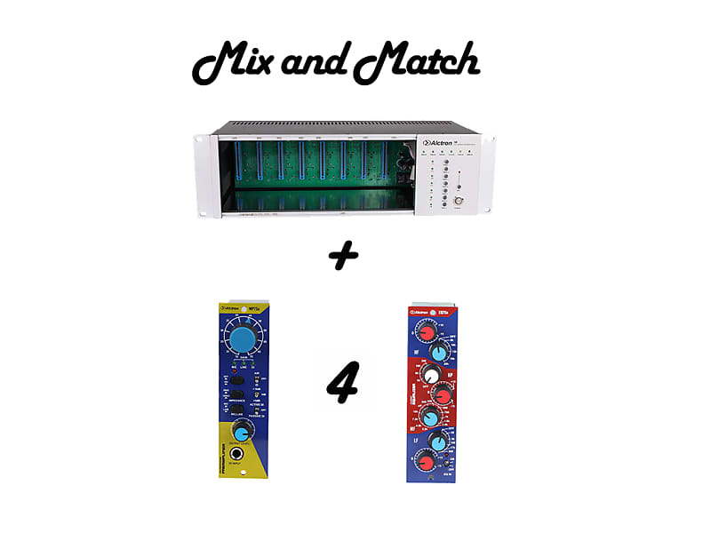 Alctron 500 Series Starter Bundle 8 Slot Rack w/ 4 Modules | Reverb