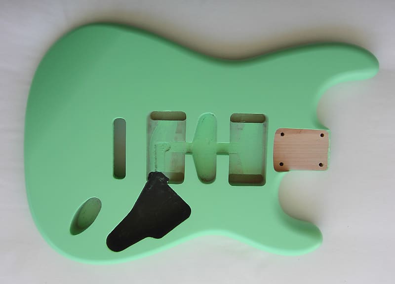 Stratocaster Body HSH/ NITRO Satin/ Seafoam Green /STRAT / | Reverb