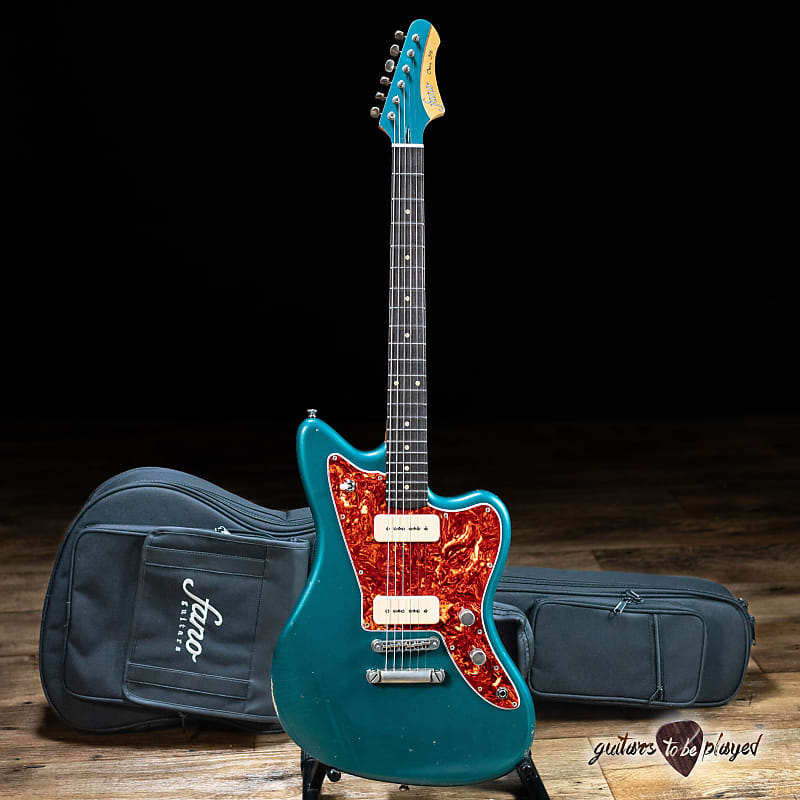 Fano JM6 Oltre P-90 Guitar w/ Gigbag – Ocean Turquoise | Reverb UK