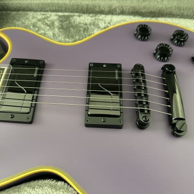 2021 ESP Eclipse CTM I FT Reversed Flag Inlays - Purple Satin | Reverb