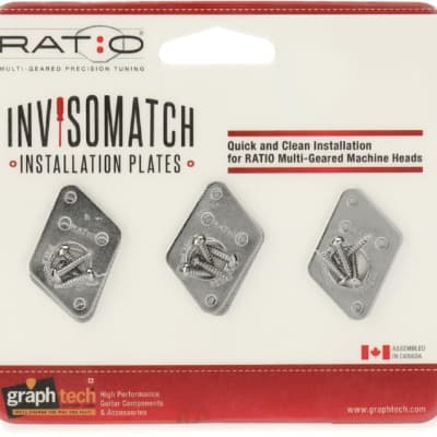 Graph Tech Ratio InvisoMatch Premium Mounting Plates For 45 | Reverb