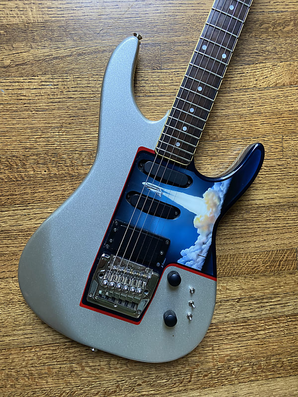 Lotus Super Strat 1980s - Space Shuttle Launch Graphics | Reverb UK