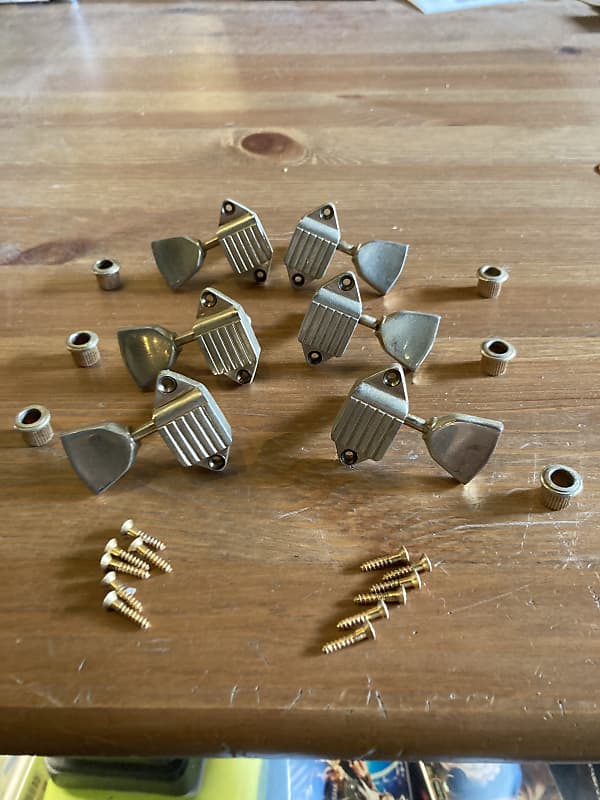 Kluson Gibson waffle back tuning machines vintage 60’s Gold | Reverb