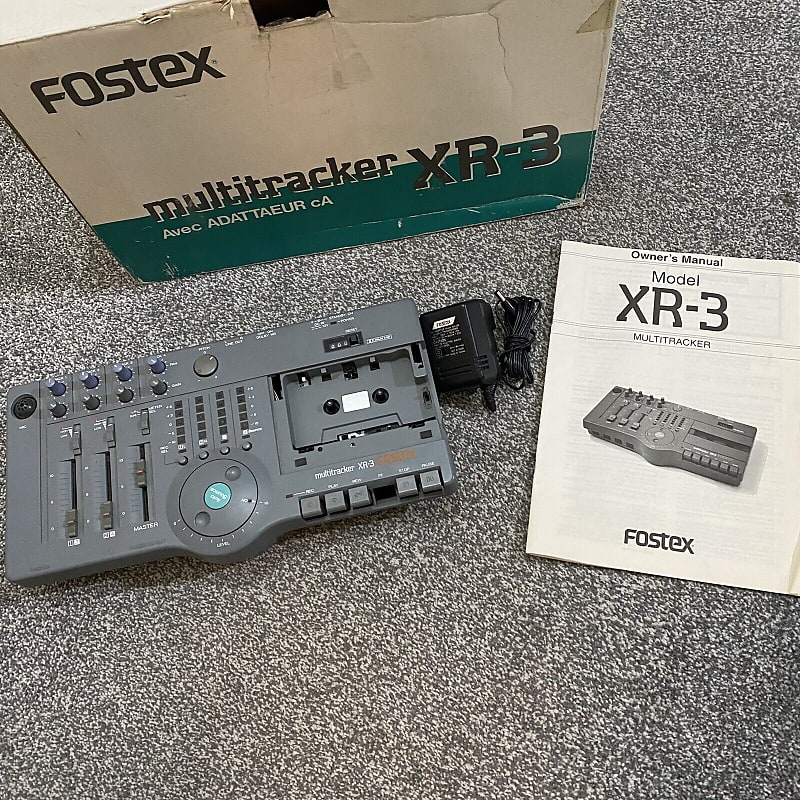 [Rare] Fostex XR3 Multitracker 4 Track Analog Cassette tape | Reverb