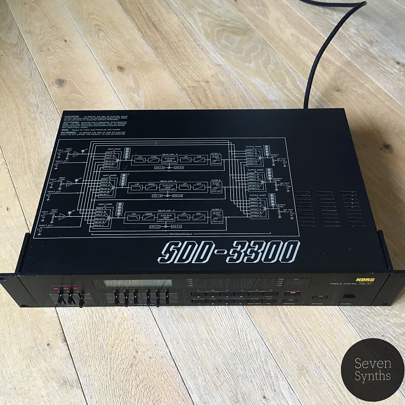 Korg sdd-3300 vintage 80's Triple Sampling Delay / Serviced / | Reverb