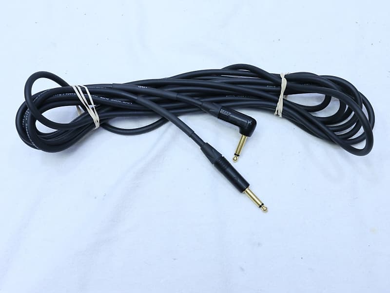 Live Wire Elite Instrument Cable 18' 1/4" TRS to Right Angle | Reverb