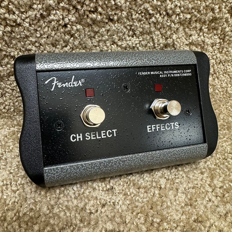 Fender 2 Button Footswitch Channel Select FX On/Off | Reverb