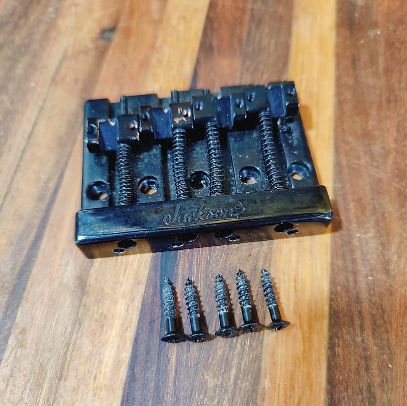Jackson 4-String Bass Bridge - Black | Reverb