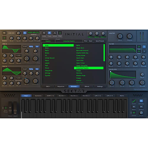 INITIAL AUDIO Sektor Hybrid Wavetable Synth Plug-In | Reverb UK