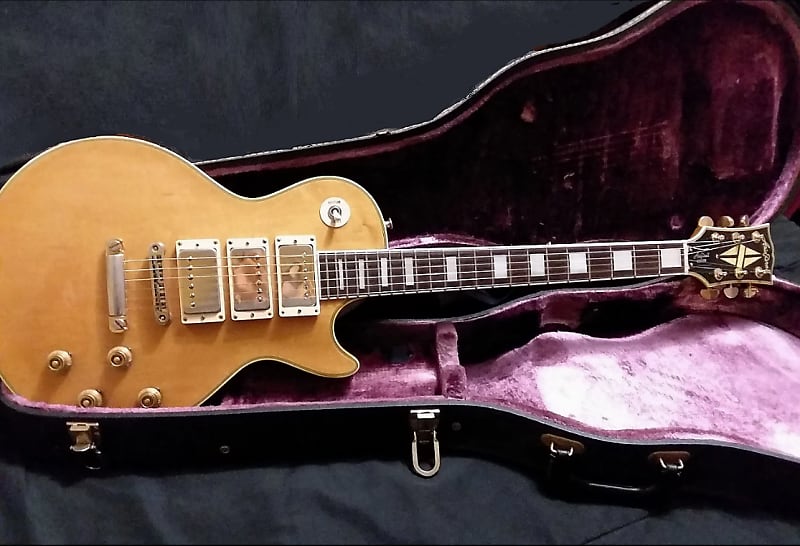Aria Pro II LP-650N Les Paul Custom 1977 Natural Matsumoku | Reverb