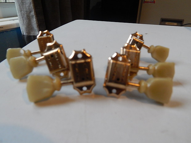 Kluson Deluxe single ring double line 169400 Set of 6 tuners | Reverb