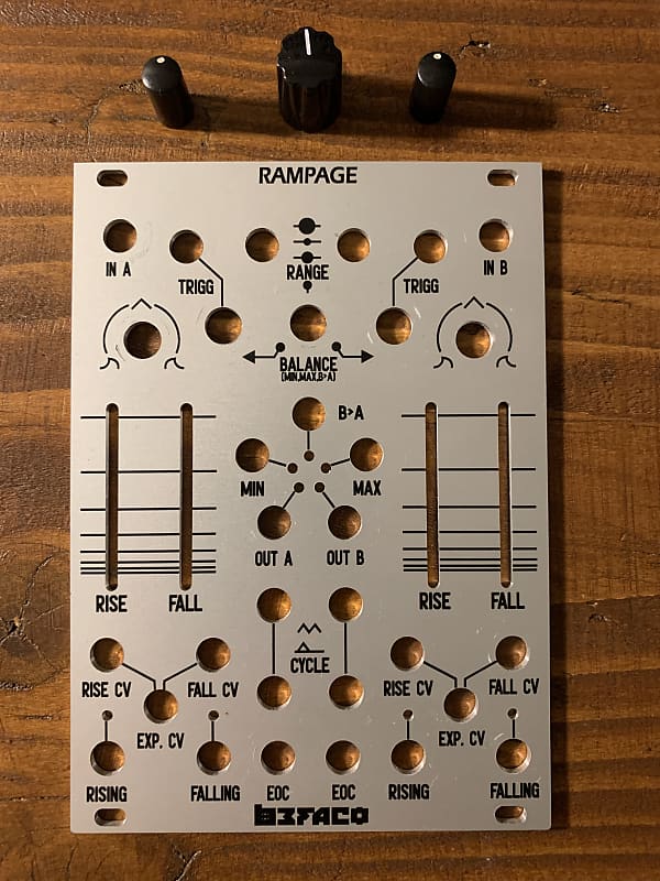 Silver Eurorack Panel - Befaco Rampage | Reverb UK