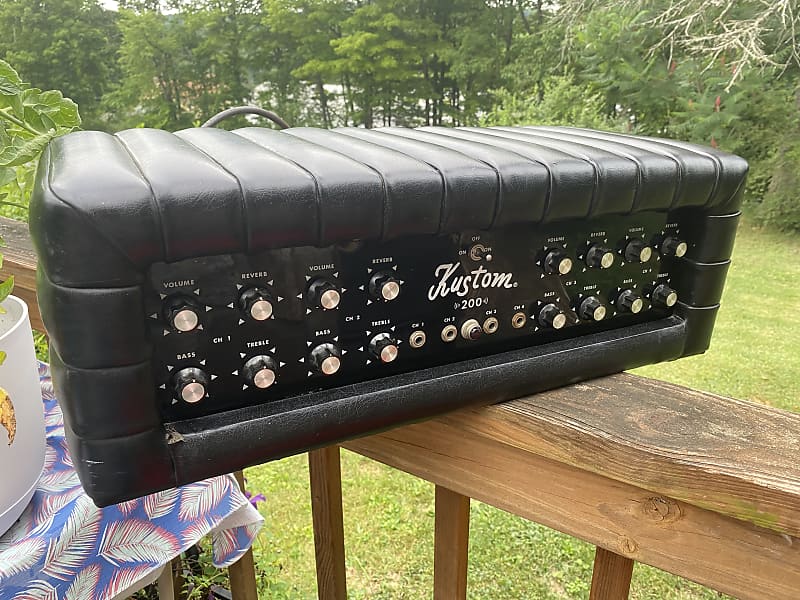 Kustom K-200 4-Channel Tuck-N-Roll Amp Head - Vintage | Reverb