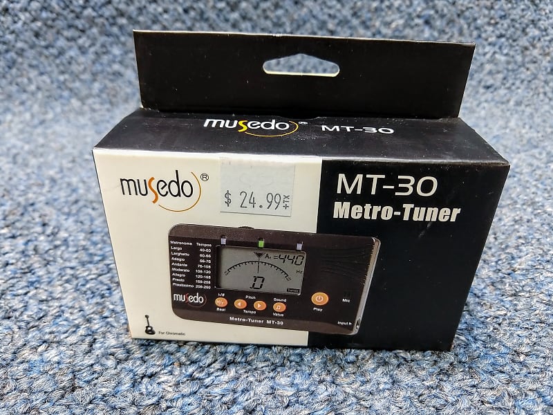 NEW Musedo MT-30 Metro-Tuner Black | Reverb