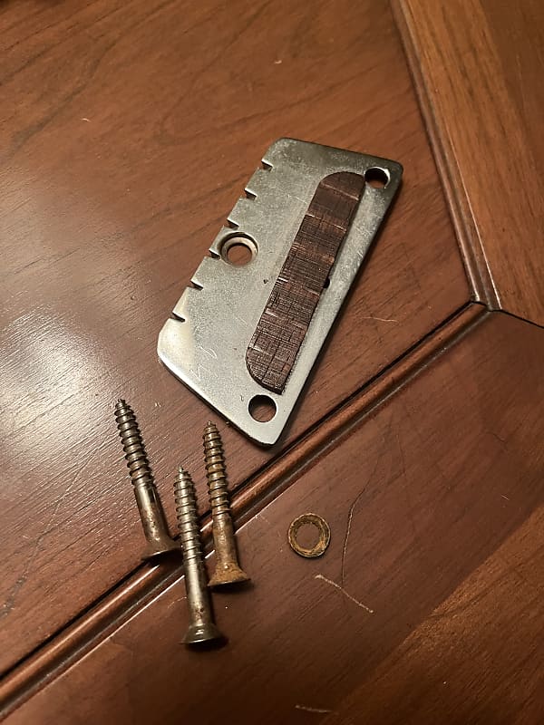 Silvertone 1448 Danelectro made vintage original bridge Circa | Reverb