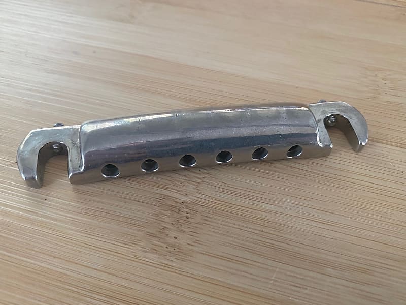 Gibson Rare Vintage Nickel Wrap Tailpiece Les Paul 71 58 54 | Reverb