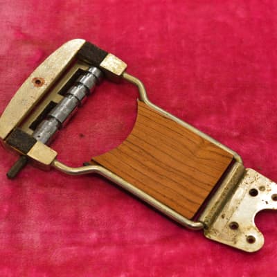 Vintage 1960's Epiphone Vibrola Nickel Tailpiece Casino | Reverb