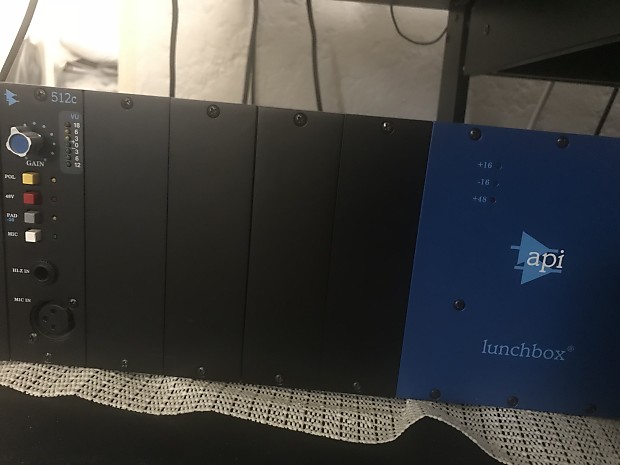 API lunchbox with API 512c Preamp | Reverb